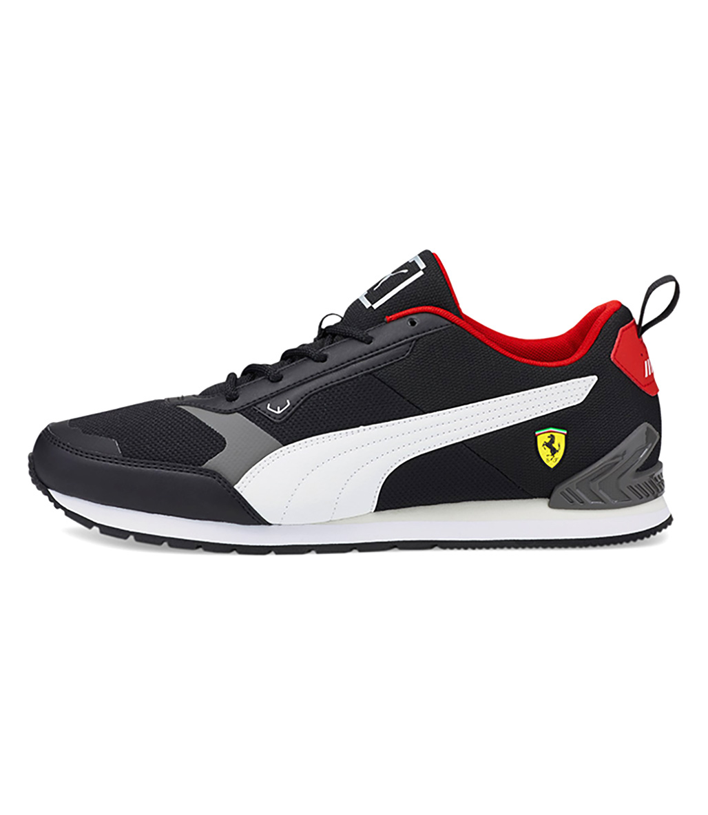 Puma Ferrari Track Racer Puma Siyah Beyaz | Fitmoda